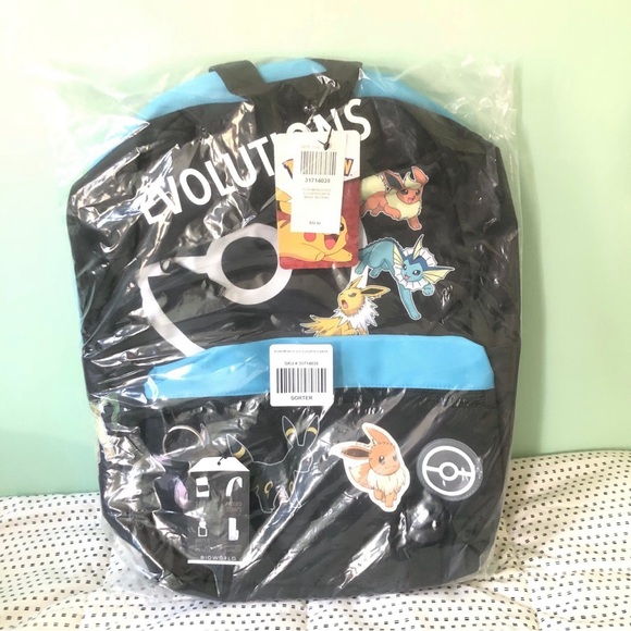 Pokemon | Bags | Nwt Pokmon Eevee Evolutions Backpack | Poshmark